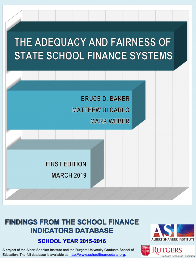 The Adequacy and Fairness of State School Finance Systems - home page ...